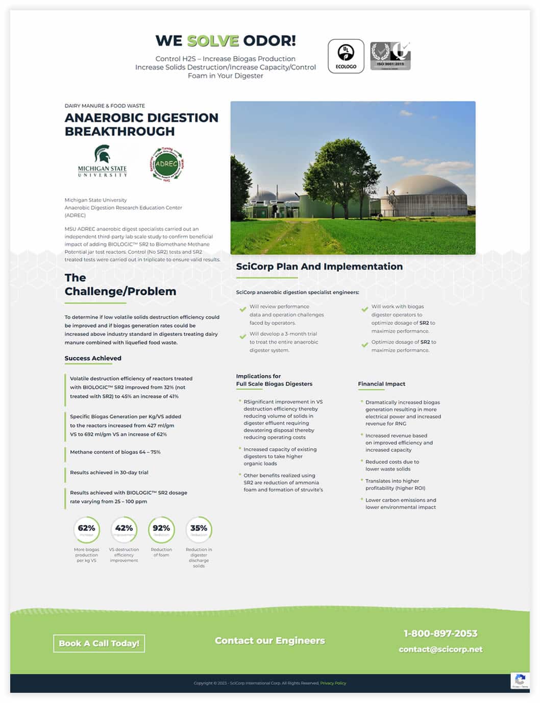 Biogas Digesters - SciCorp